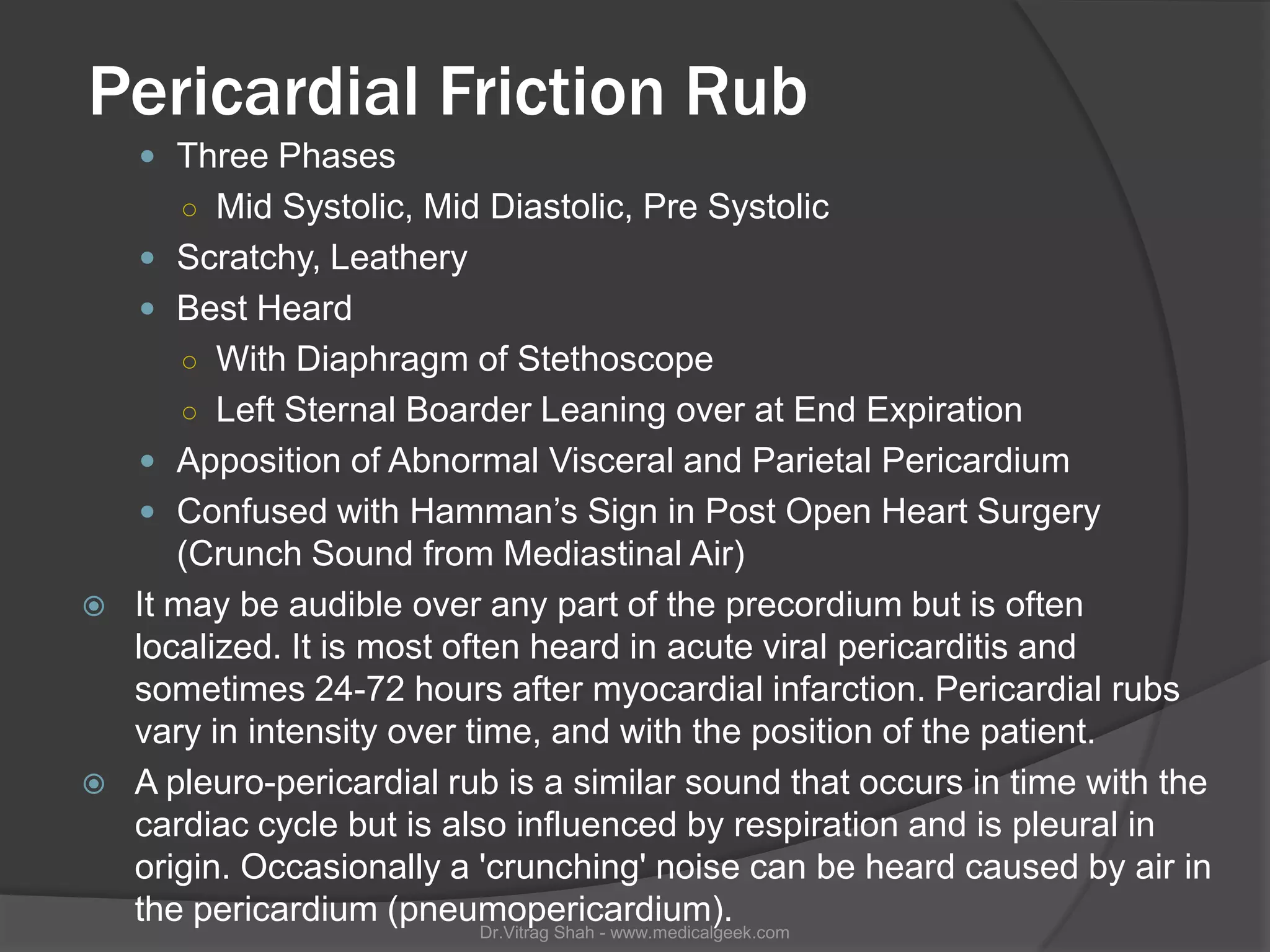 Heart sounds and murmur | PDF