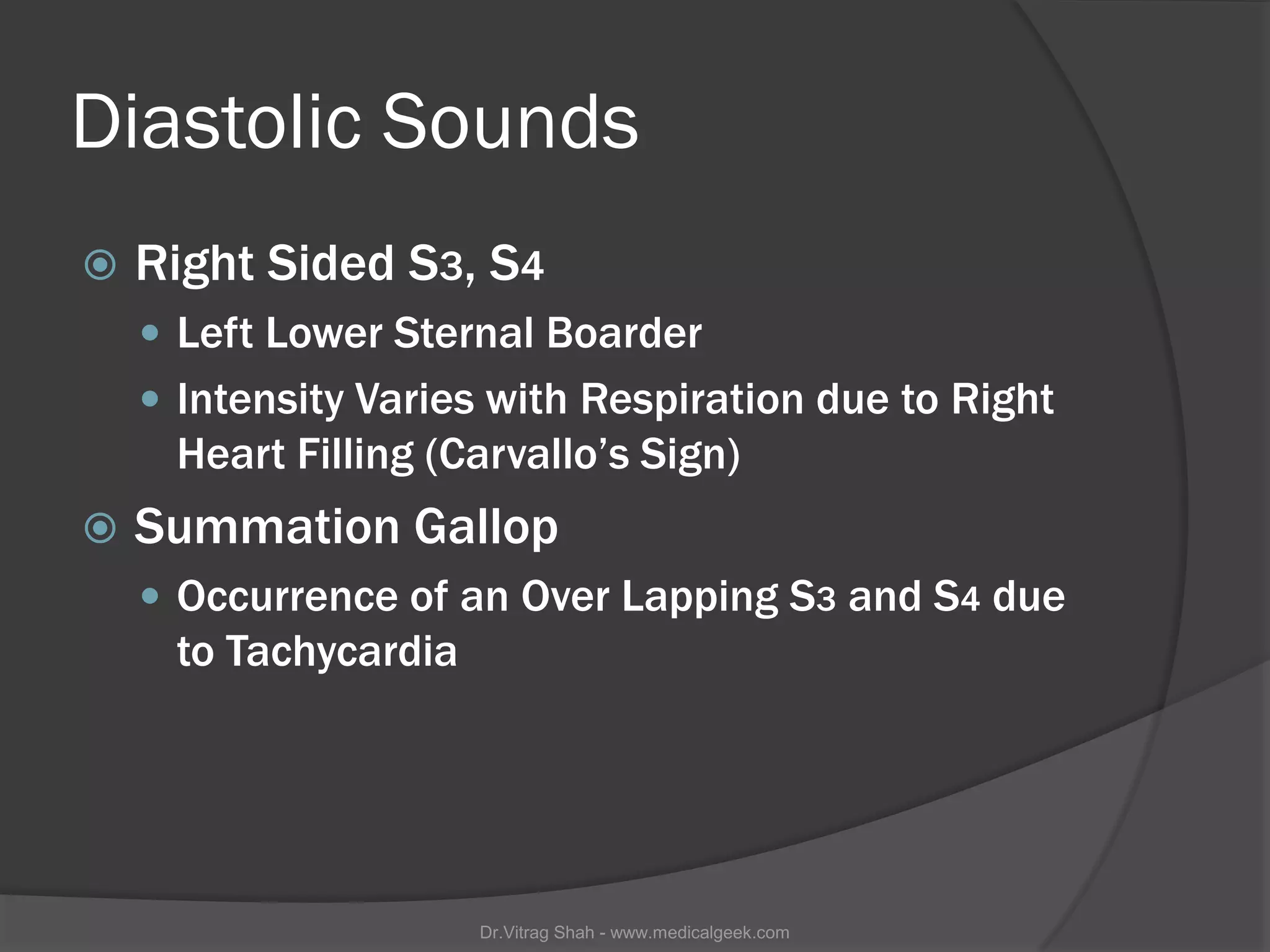 Heart sounds and murmur | PDF