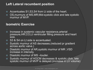 Heart sounds and murmur | PPT
