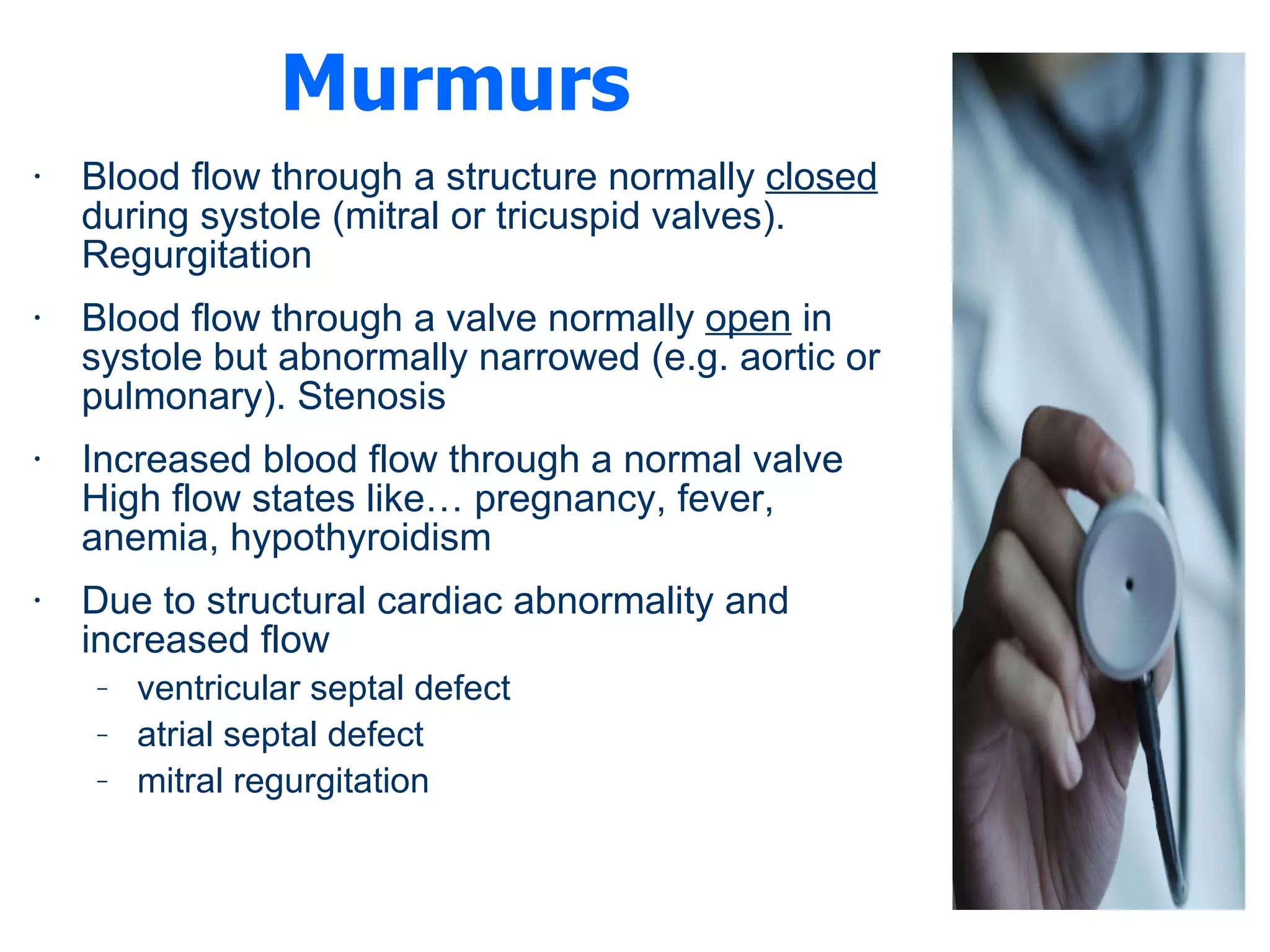 Heart Sounds And Murmurs | PPT
