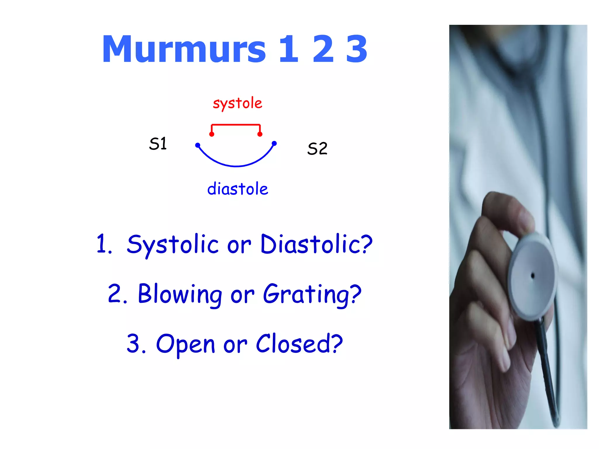 Heart Sounds And Murmurs | PPT