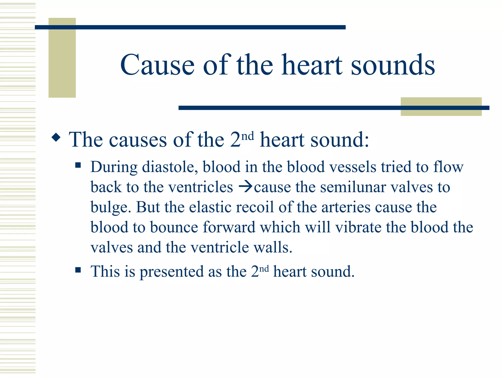 Heart sounds and murmurs | PPT
