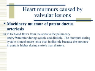 Heart sounds and murmurs | PPT