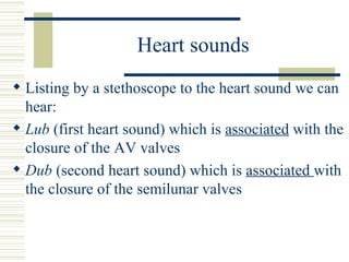 Heart sounds and murmurs | PPT