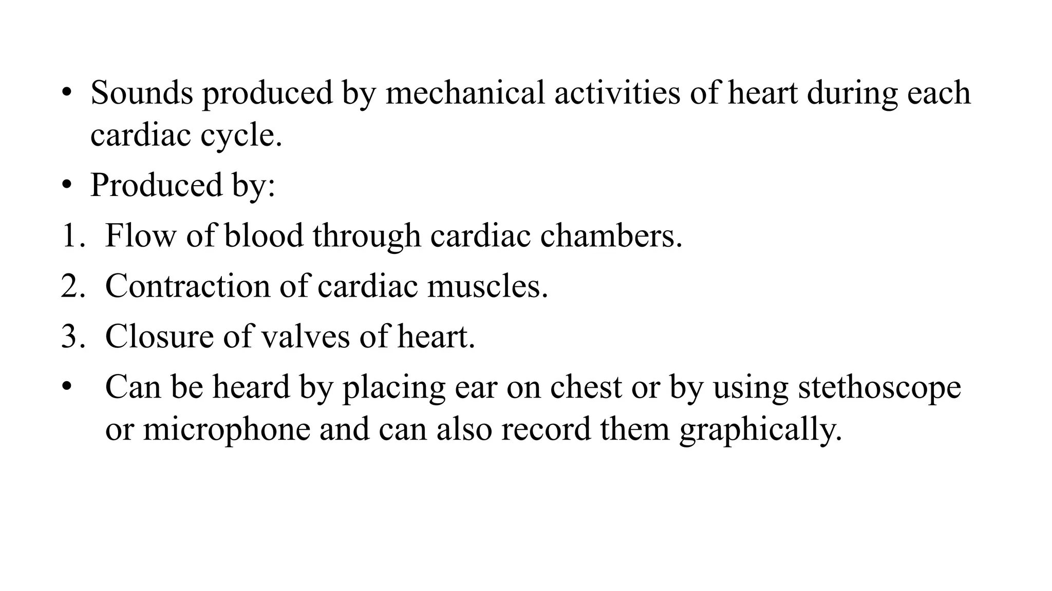 Heart sounds | PPTX