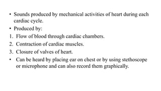 Heart sounds | PPTX