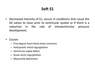 Heart sounds s1 | PPTX