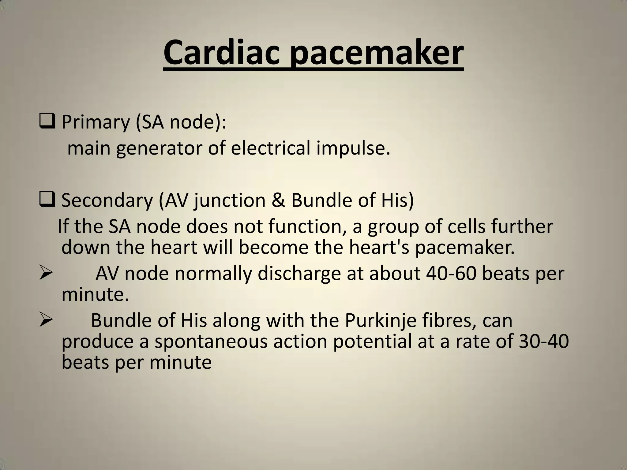 Heart’s pace maker, the sinoatrial node | PPTX