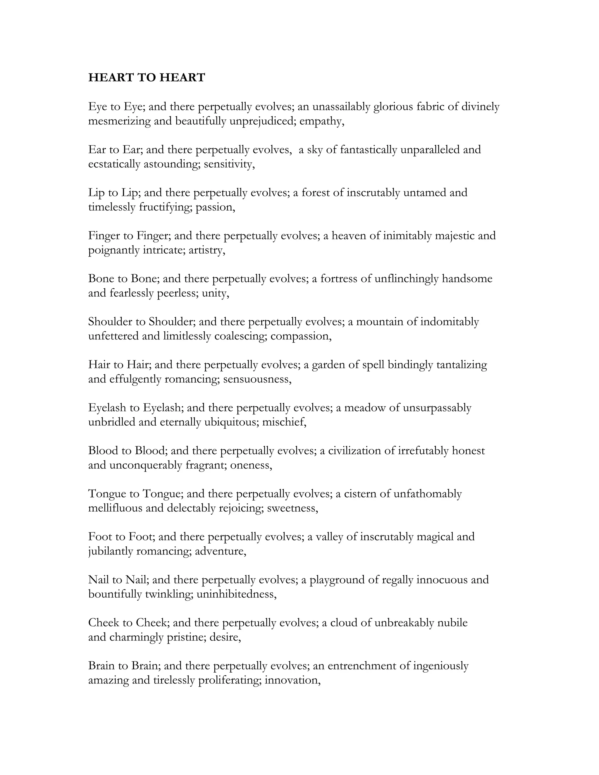 Heart To Heart | DOC