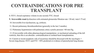 PHYSIOTHERAPY IN HEART TRANSPLANTATION.. | PPTX