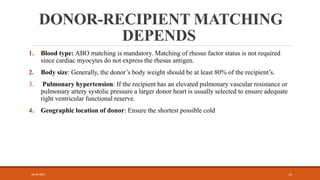PHYSIOTHERAPY IN HEART TRANSPLANTATION.. | PPTX
