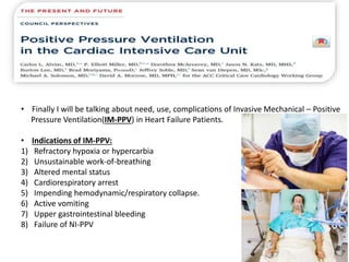 VENTILATORY STRATEGY IN HEART FAILURE | PPTX