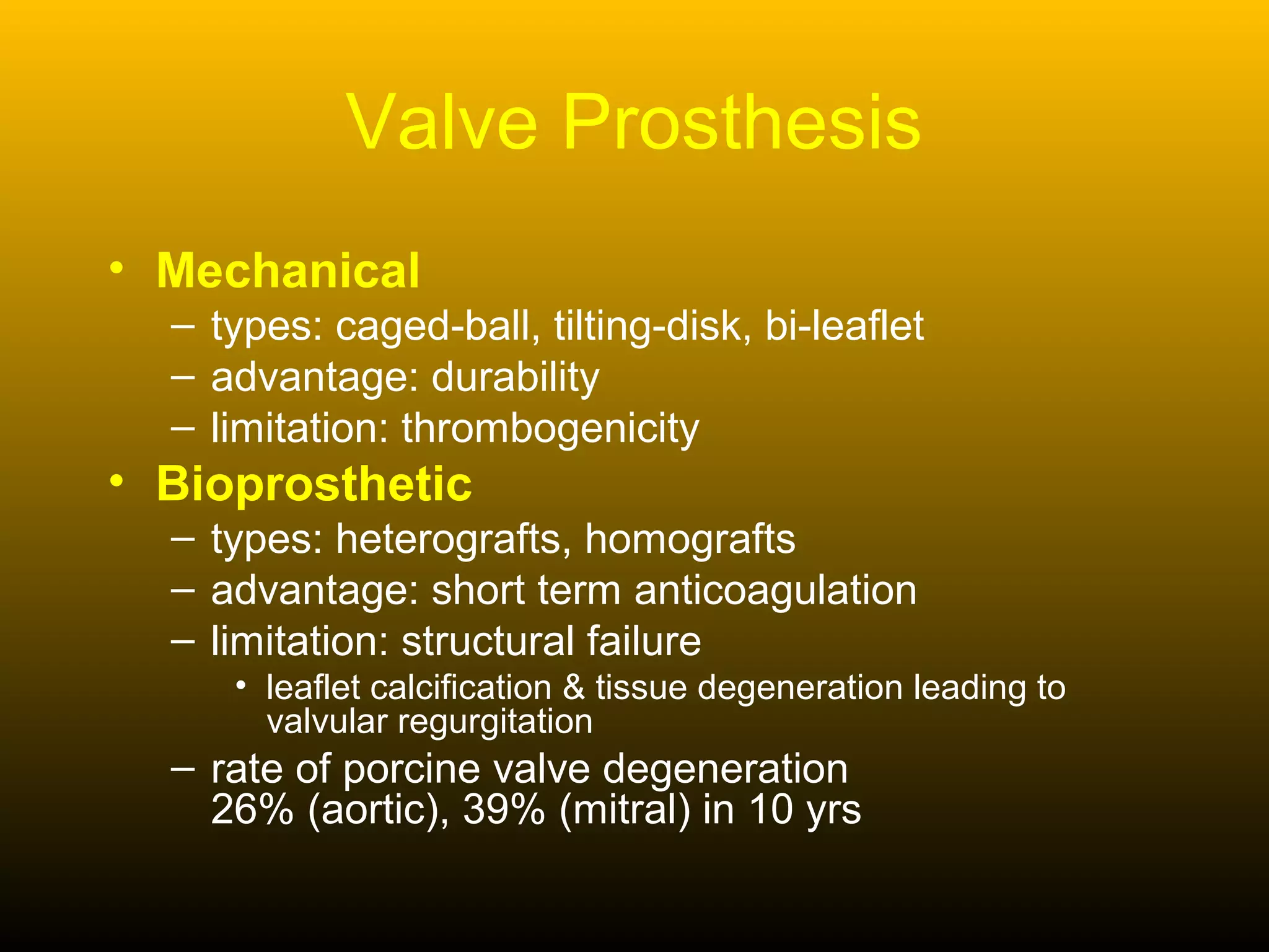 Heart valve selection | PPT