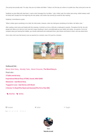 Heartwarming story - parents | PDF