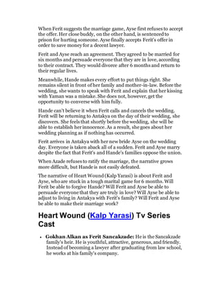 Heart wound (kalp yarasi) tv series | PDF
