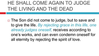 He ascended into heaven and is seated | PPT