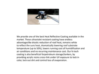 heat reflective coatings | PPTX