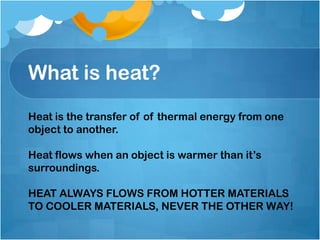 Heat | PPTX