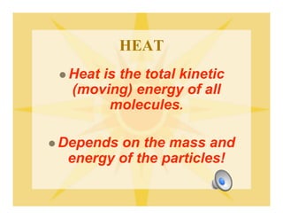 Heat PowerPoint | PDF