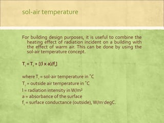 Building Climatology - HEAT | PPT