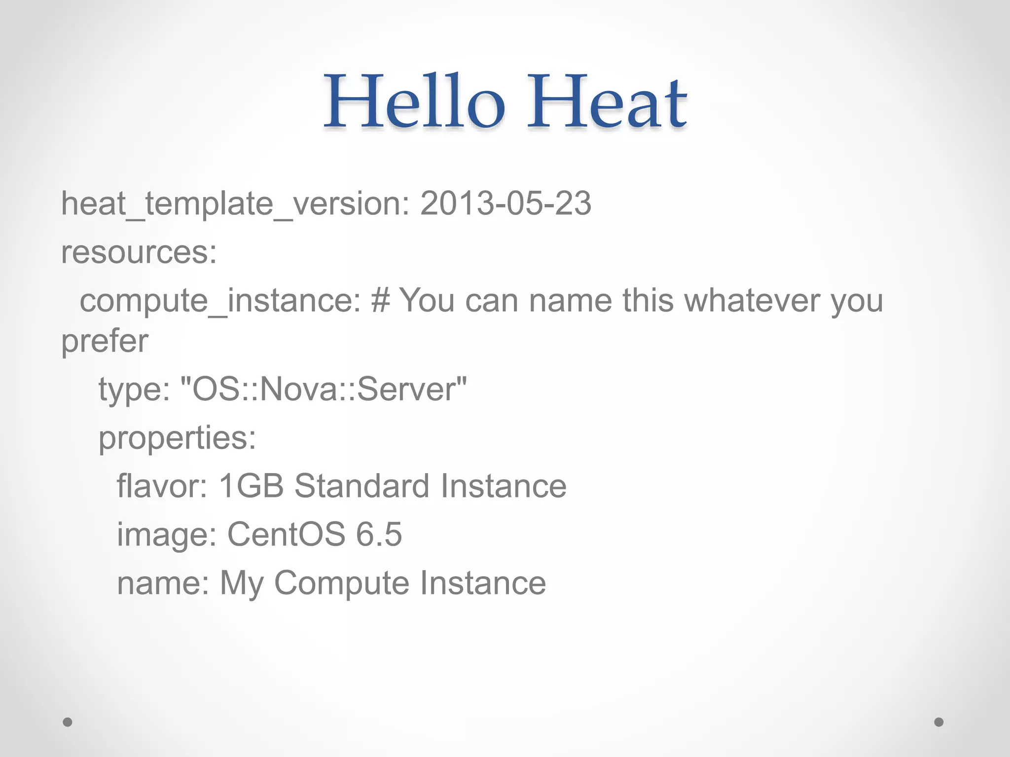 Openstack Heat | PPT