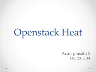 Openstack Heat | PPT