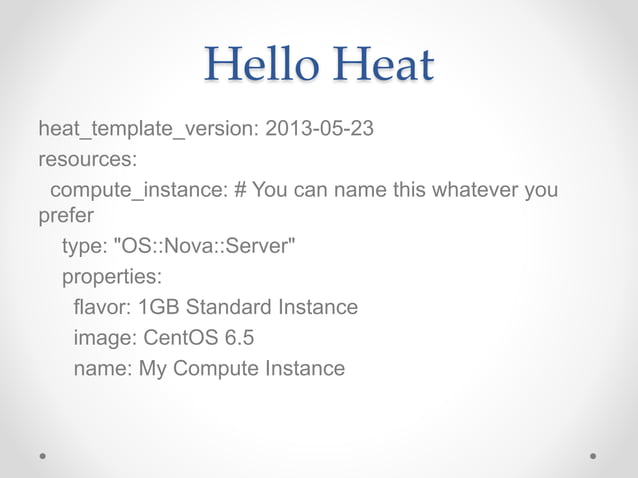 Openstack Heat | PPT