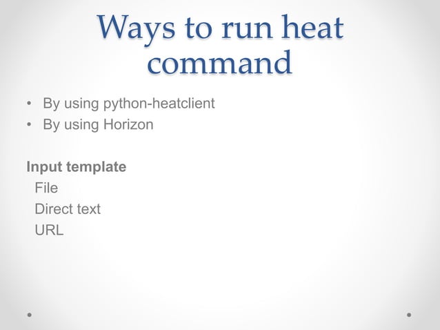 Openstack Heat | PPT