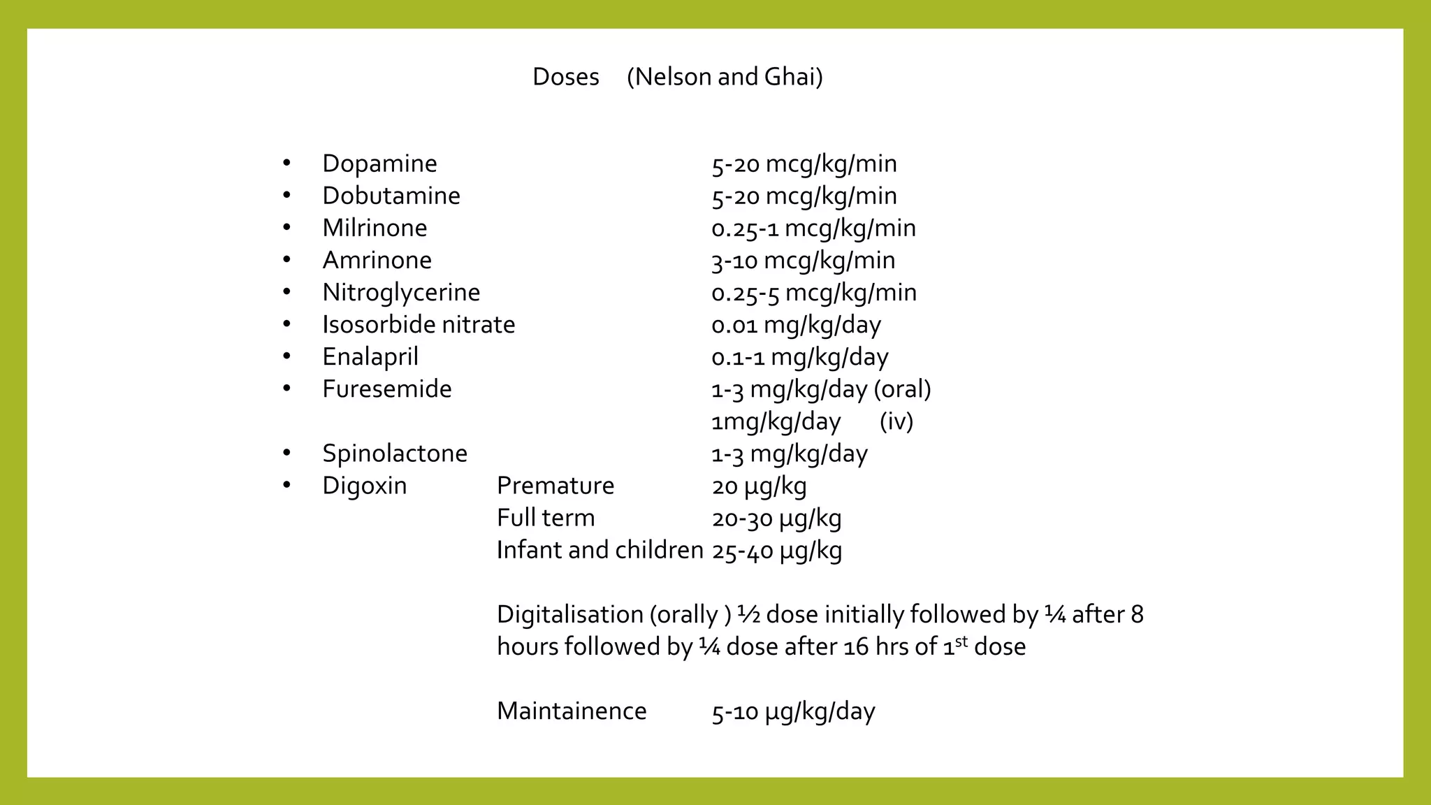 Heart dysfunction protocol | PPTX