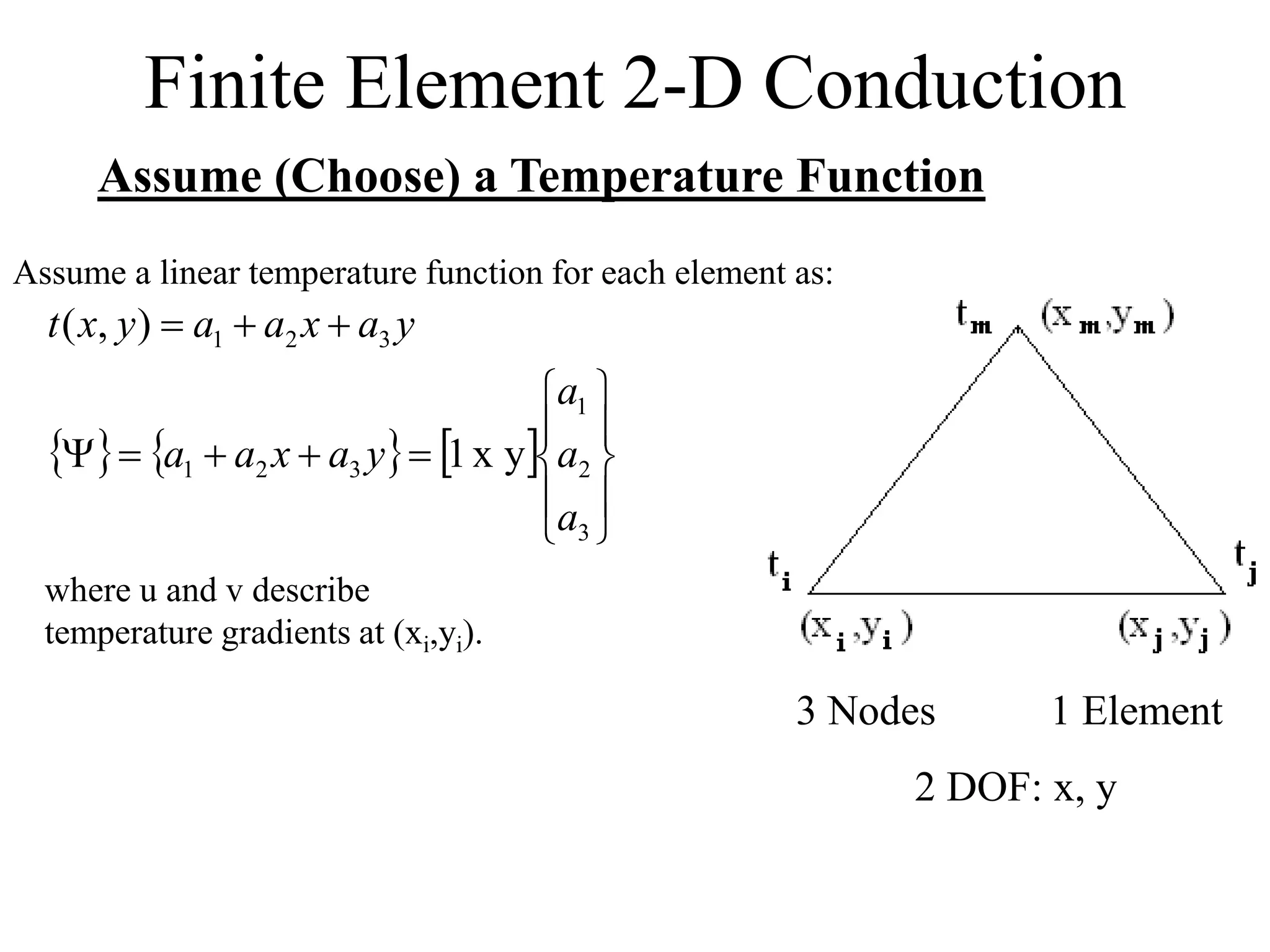 Heat analysis finite element method two Dimensional | PPT