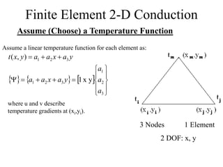 Heat analysis finite element method two Dimensional | PPT