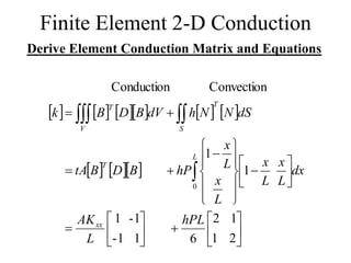 Heat analysis finite element method two Dimensional | PPT