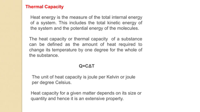 Heat : Heat is a form of energy produced by natural and artificial ...