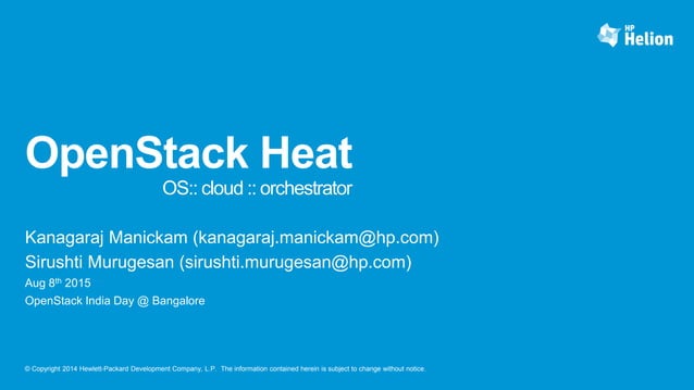 OpenStack Heat | PPT