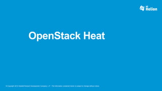 OpenStack Heat | PPT