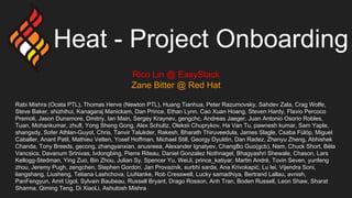 Heat project onboarding | PDF