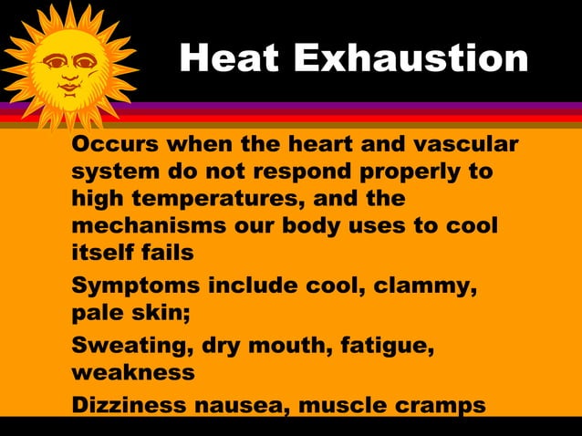 Heat related injuries | PPT