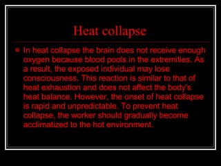 Heat Stress | PPT | Weather | Science