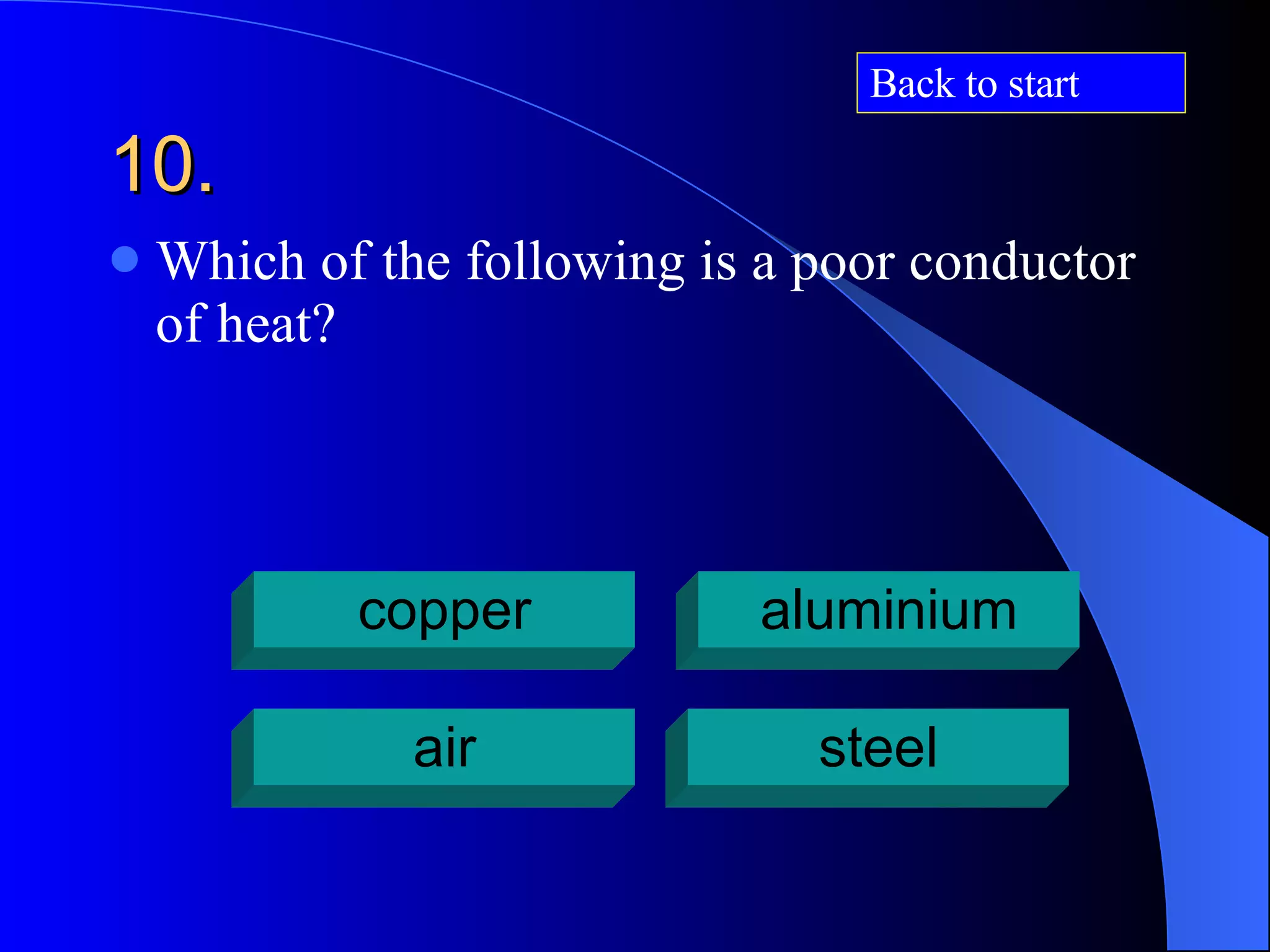 Heat Transfer Quiz | PPT