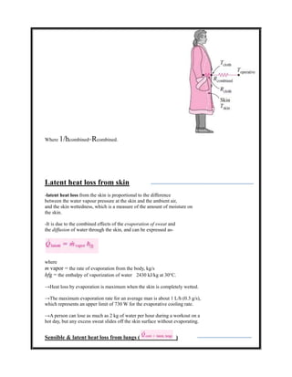 Human body heat transfer | DOCX