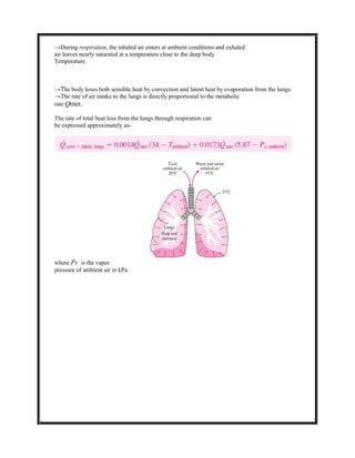 Human body heat transfer | DOCX
