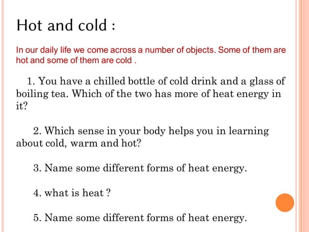 Heat class 7th | PDF