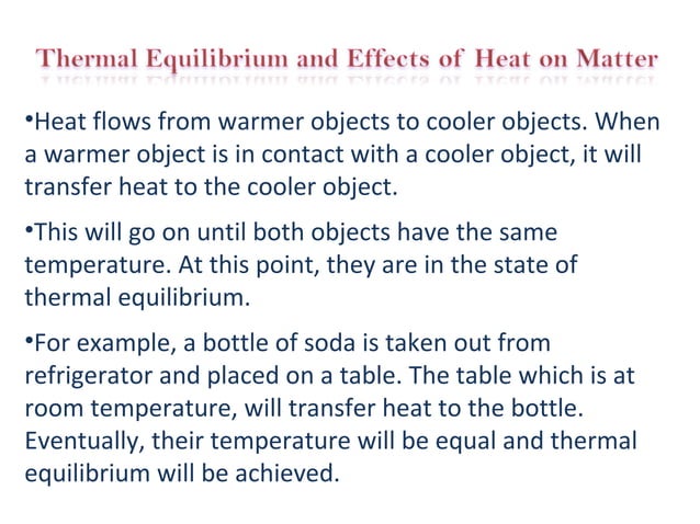 Lesson 6: Effects of Heat on Matter | PPT | Chemistry | Science