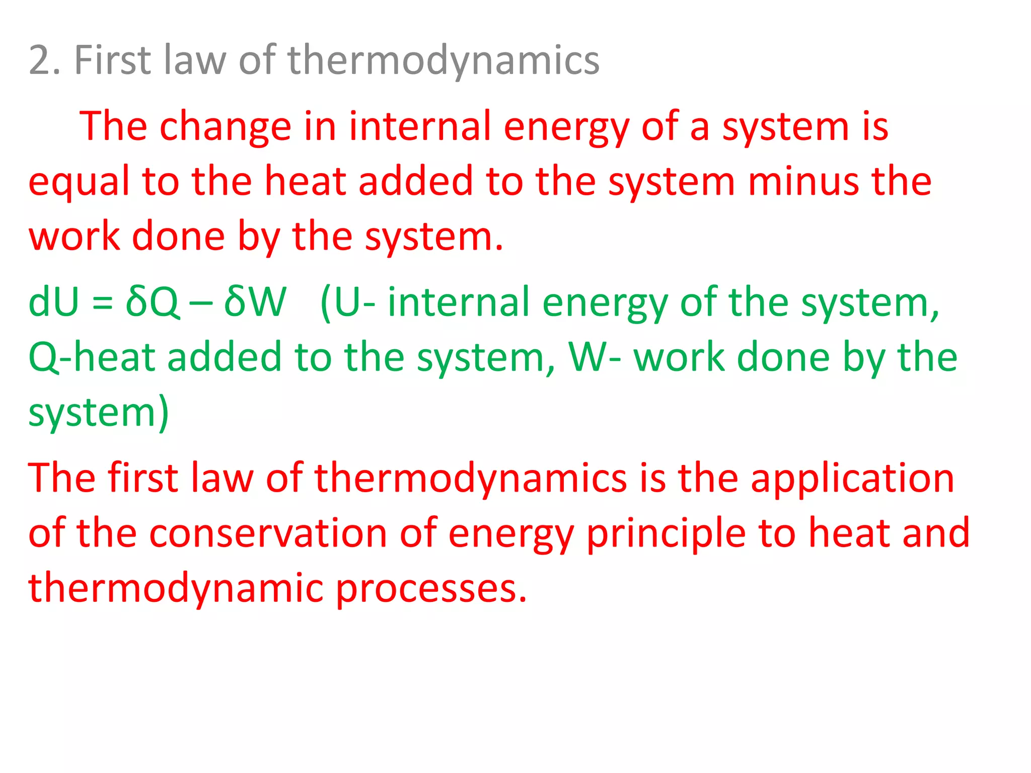 Heat 2 (thermodynamics) | PPTX