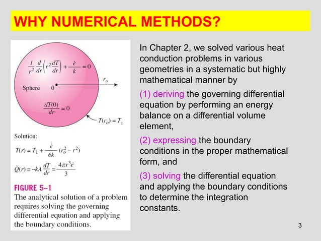Chapter 5 NUMERICAL METHODS IN HEAT CONDUCTION | PPT | Physics | Science