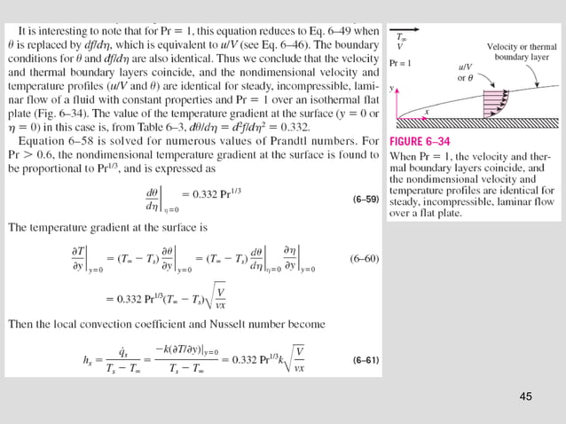 Chapter 6 FUNDAMENTALS OF CONVECTION | PPT