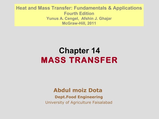 Heat 4e chap14_lecture | PPT