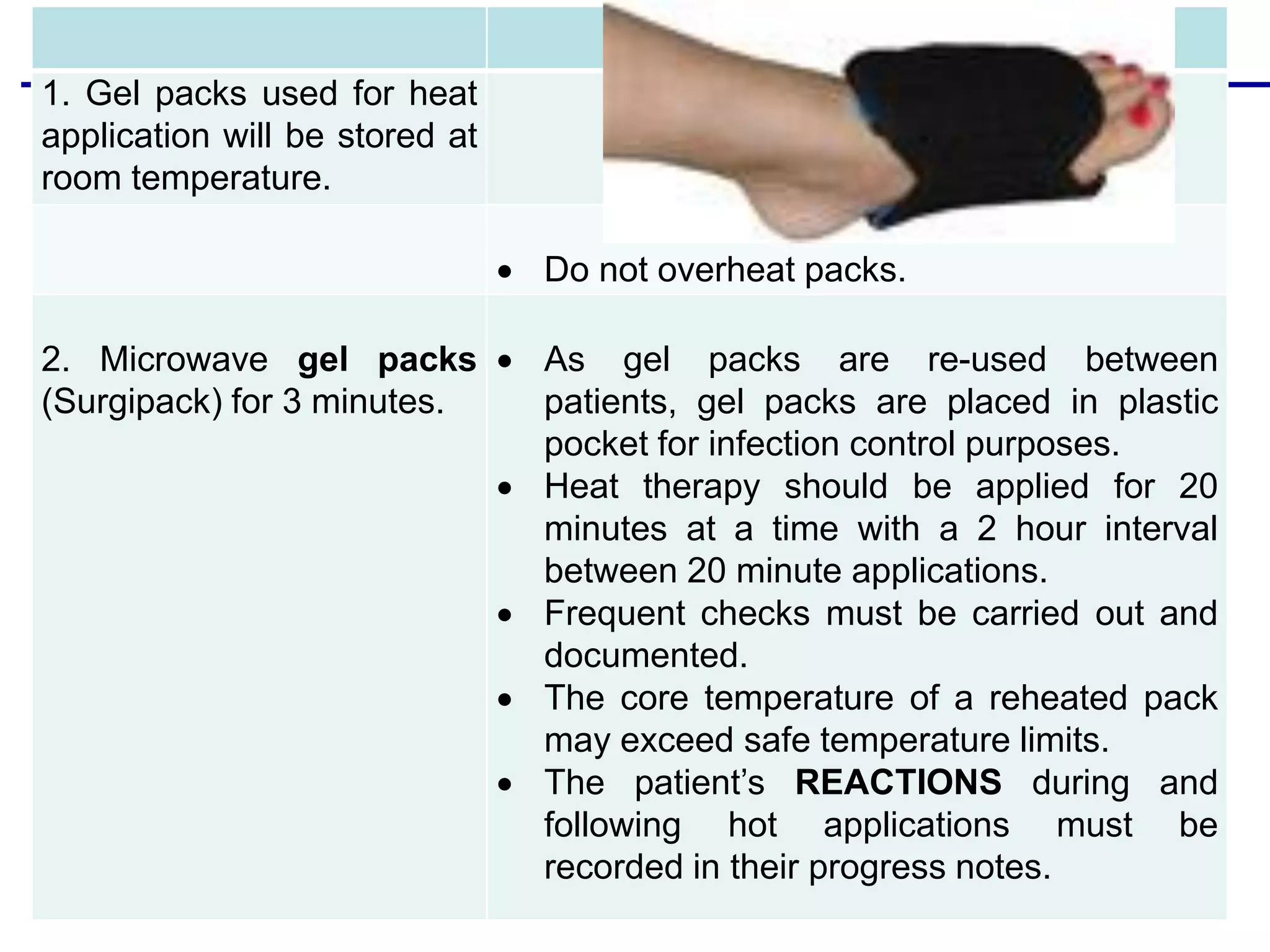 Heat and Cold Application | PDF