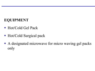 Heat and Cold Application | PDF