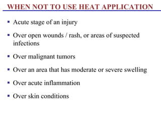 Heat and Cold Application | PDF